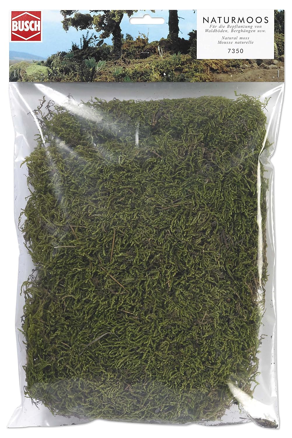 Amazon.com: Busch 7350 All Scale Natural Moss for Bushes - 2.5 oz 70g ...