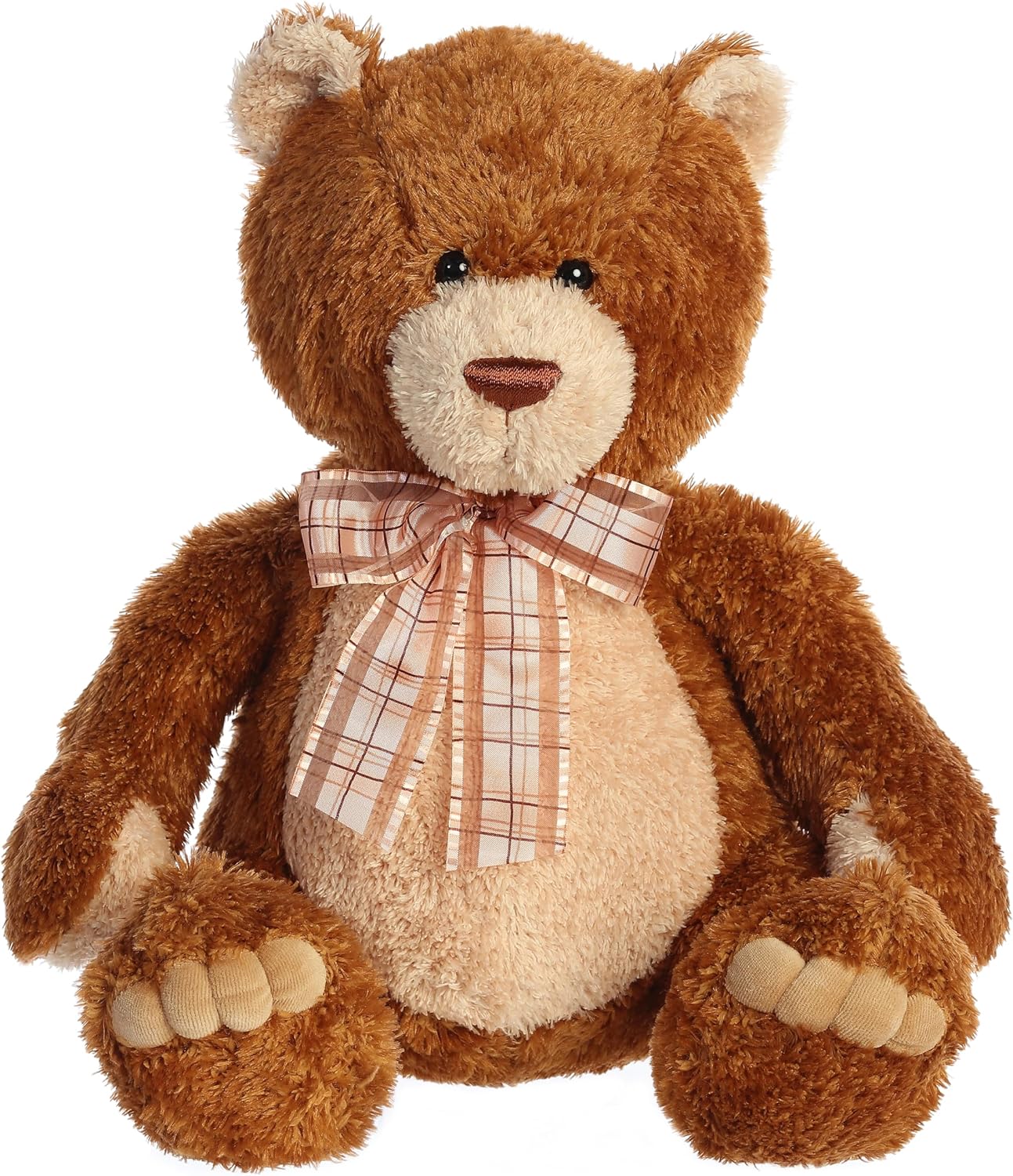 Amazon.com: Aurora® Snuggly Bear Brown Sugar™ Stuffed Animal ...