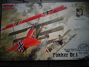 Roden 010 Model Kit Fokker Dr. I : Roden: Amazon.co.uk: Toys & Games