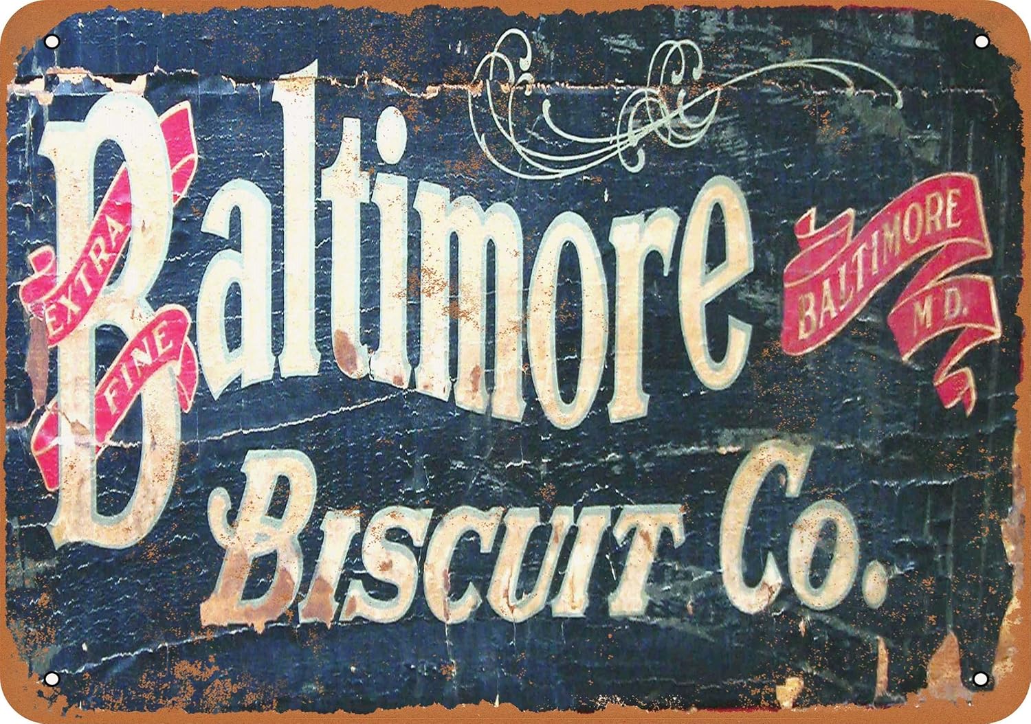 Amazon.com: 7 x 10 METAL SIGN - Baltimore Biscuit Co. - Vintage Look ...