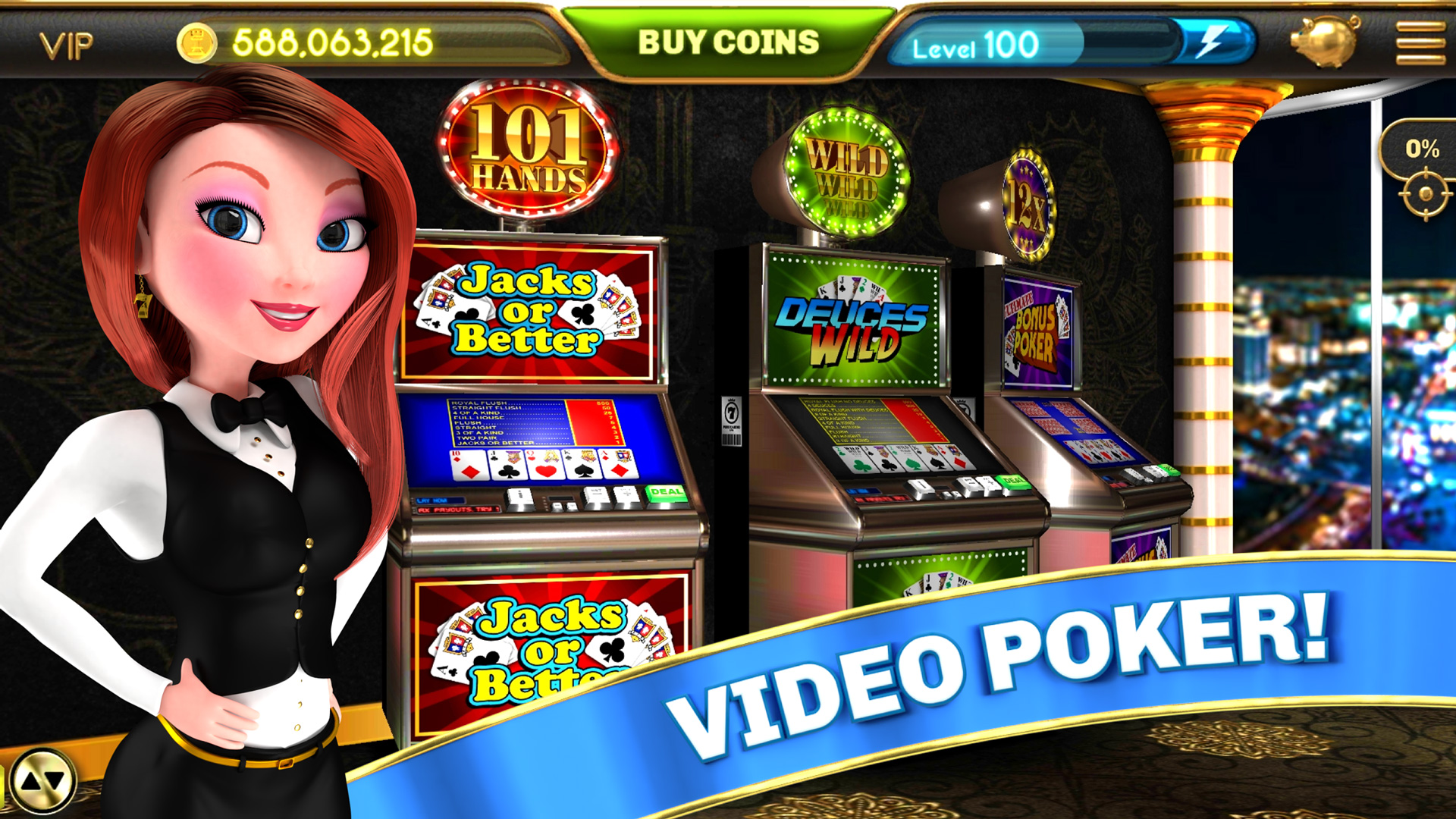 Classic Slots Machines & Poker - Fun Vegas Tower - App on Amazon Appstore