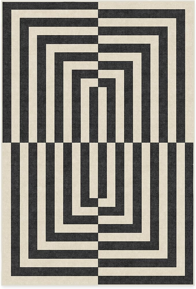 Amazon.com: RUGGABLE x Jonathan Adler Washable Rug - Perfect Modern ...