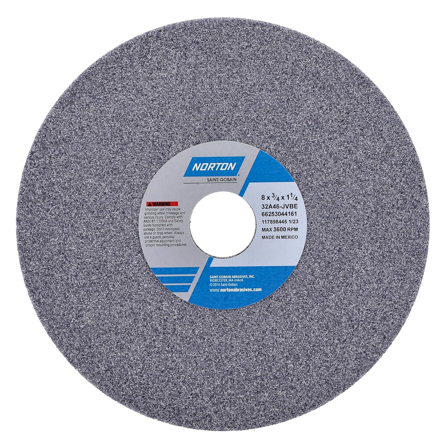 Amazon.com: Grinding Wheel, T1, 8x3/4x1-1/4, AO, 46G, PK5 : Industrial ...