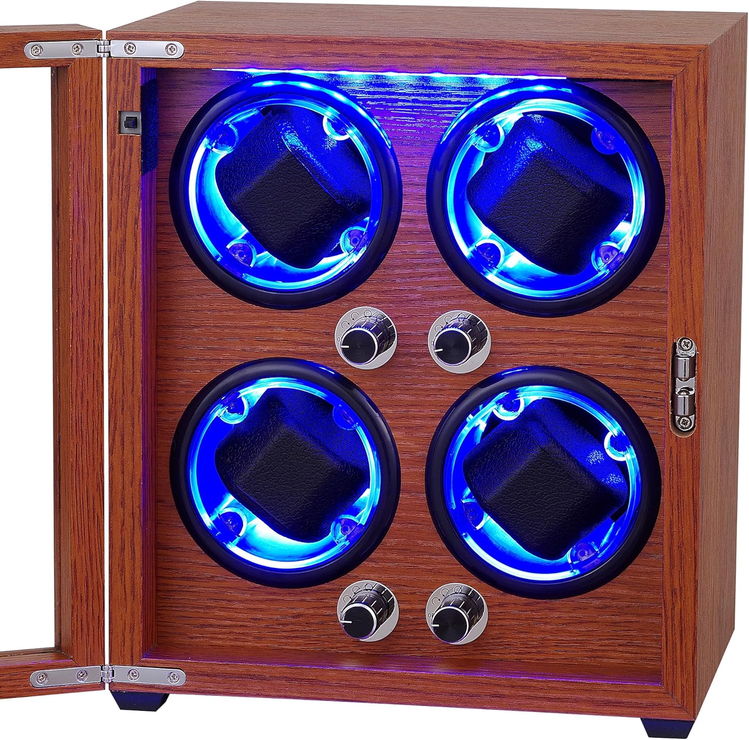 Lenway 4 Watch Winder with Quiet Motor，Automatic Watch Winder Four ...