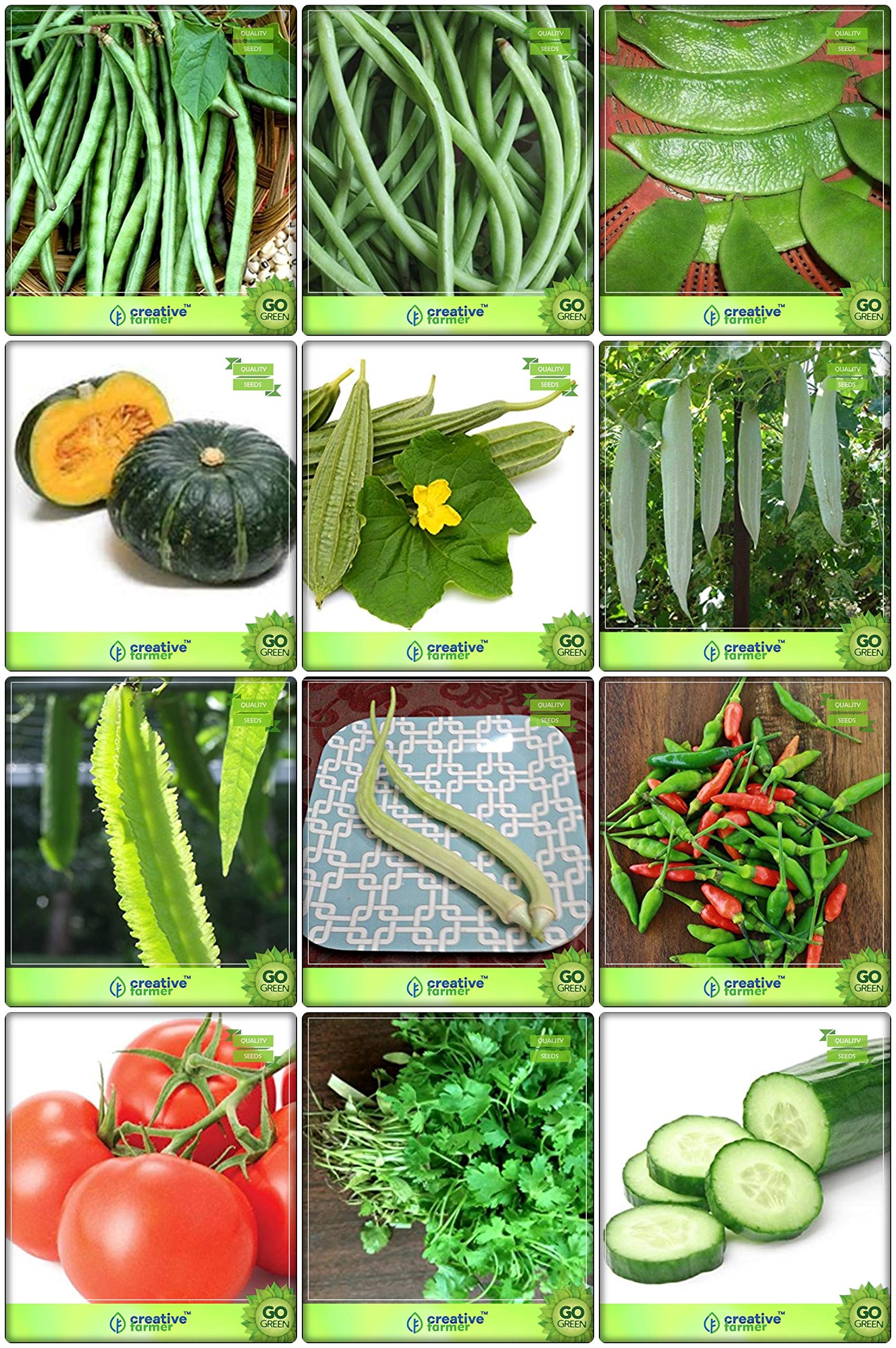 Buy Creative Farmer Combo Vegetable : Cowpea (Vj ), Cowpea (Anaswara ...