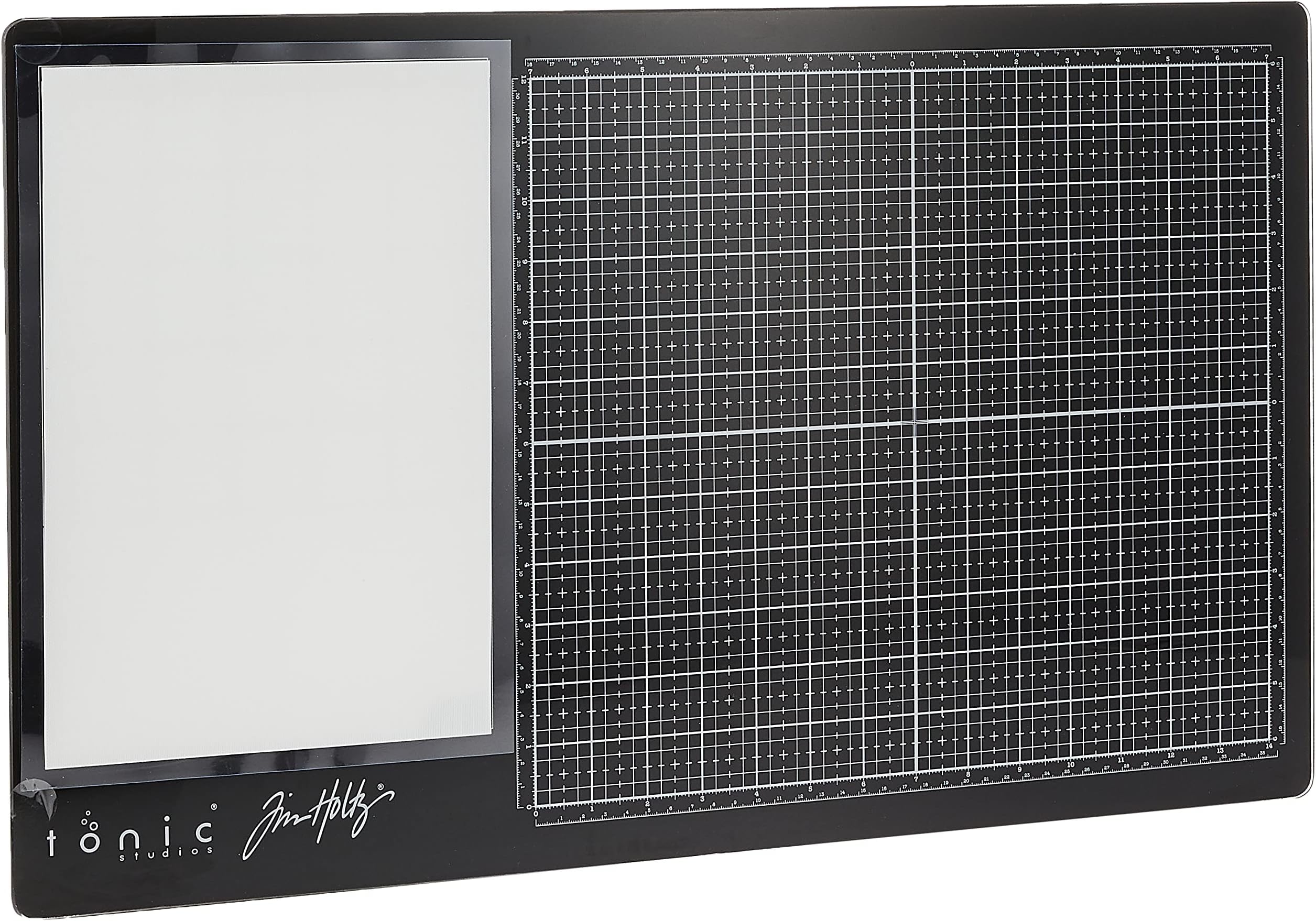 Amazon.com: Tim Holtz Glass Cutting Mat - Left Handed Work Surface with ...