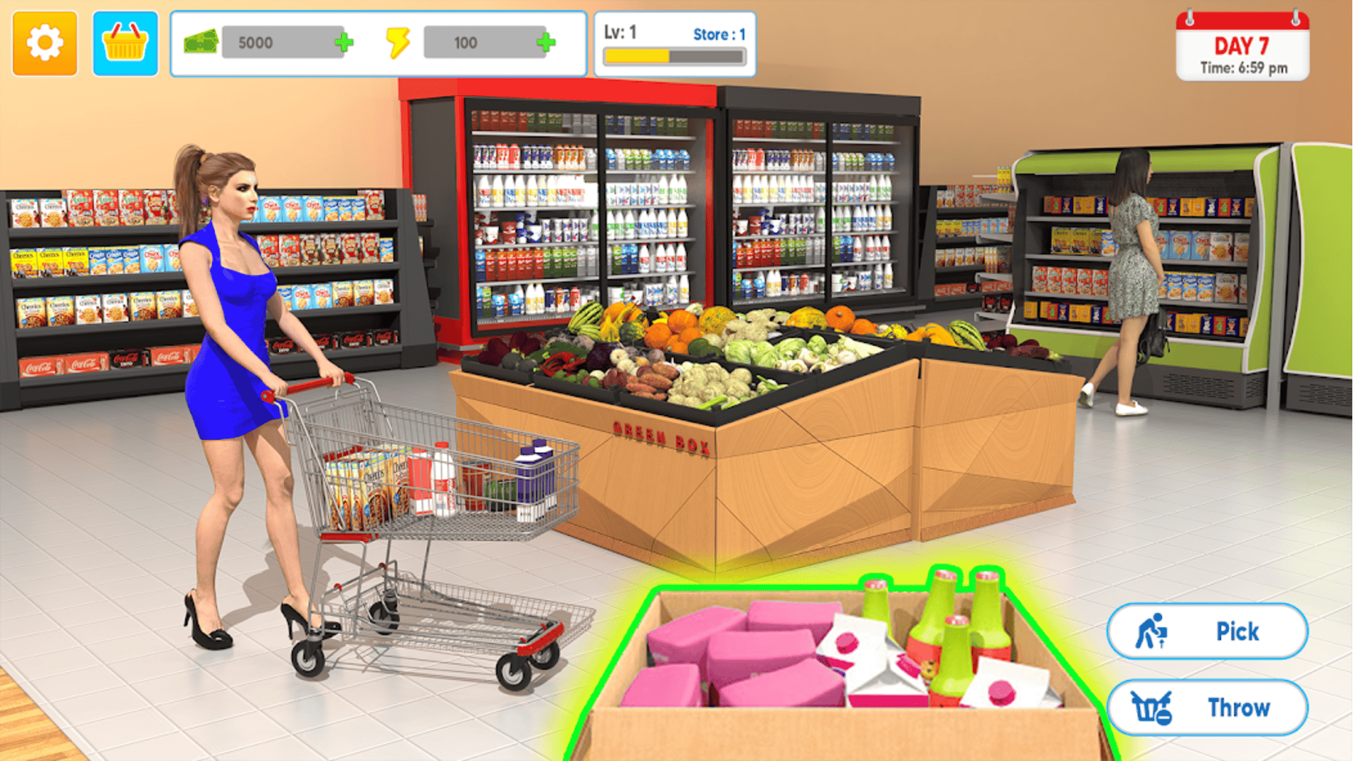 Supermarket Simulator 3D: Goods Sort Grocery Store & Shopping ...