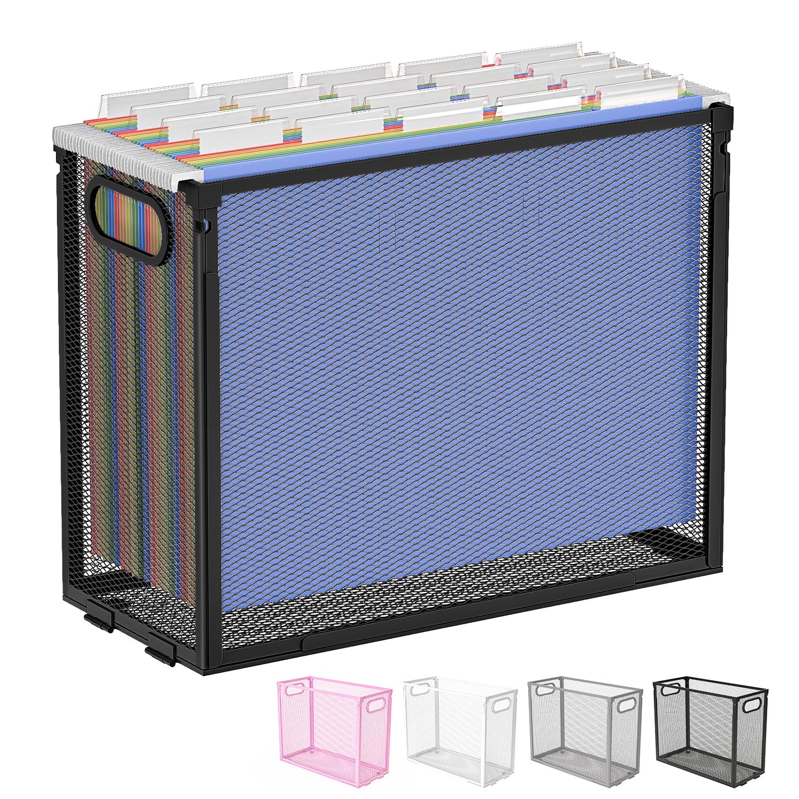 Snapklik.com : Oterri Hanging File Organizer, Metal File Organizer ...