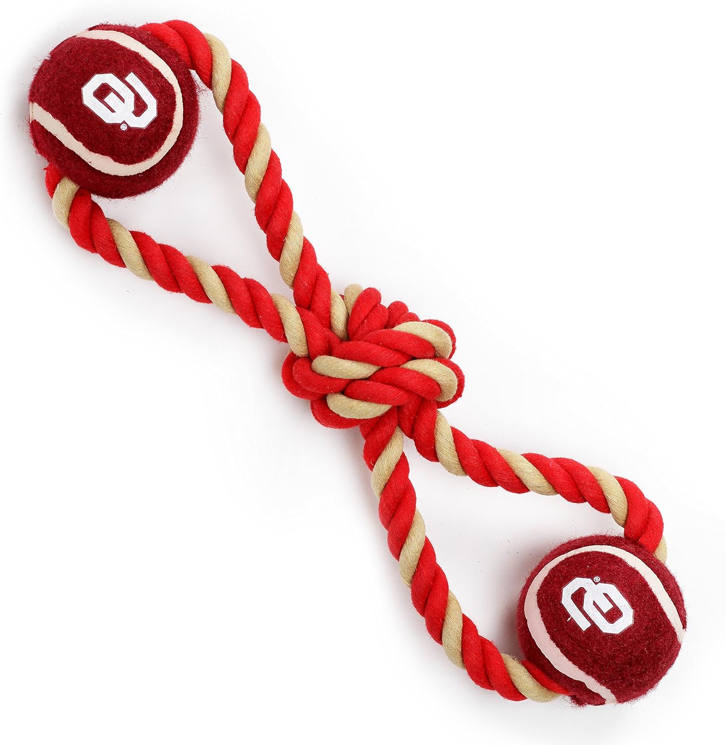 Pet Supplies : Pet Goods Manufacturing Oklahoma Sooners Double Ball ...