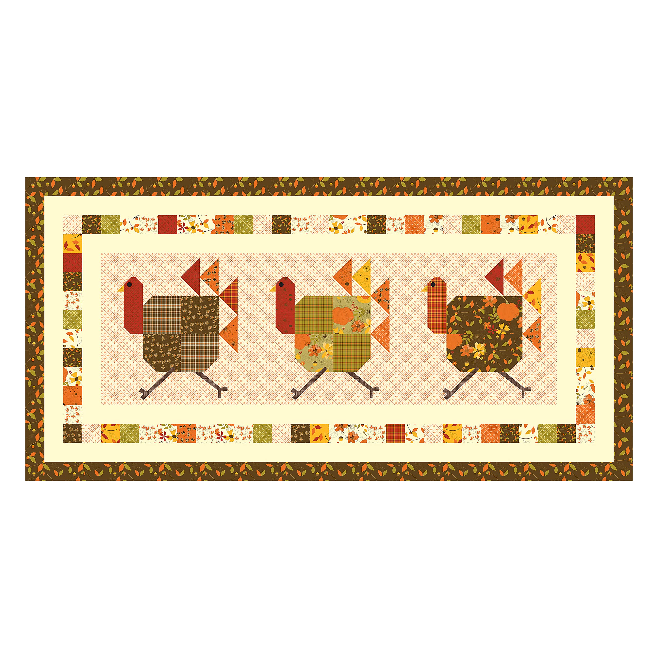 Amazon.com: Riley Blake Turkey Trot Pattern : Arts, Crafts & Sewing