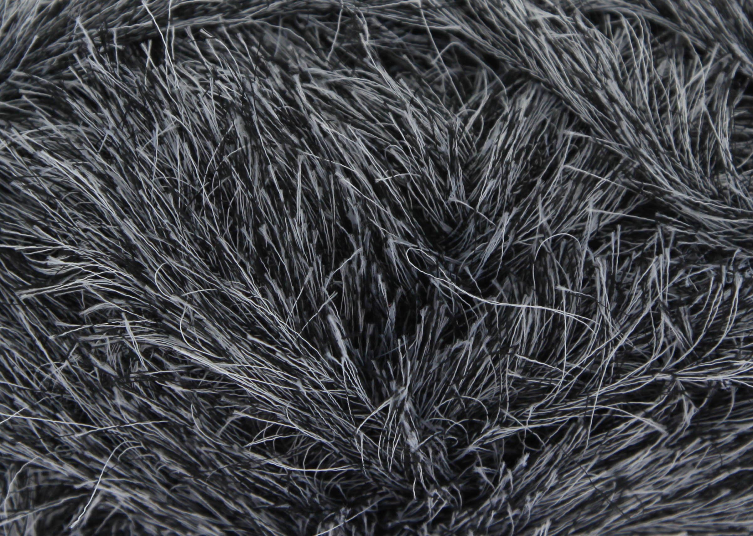 Zarela Baby Luxury Fluffy Yarn Wool 50g (10 Grey) : Amazon.co.uk: Home ...