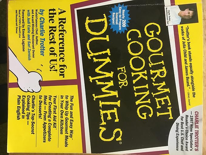 Gourmet Cooking For Dummies: Trotter, Charlie: 9780764550294: Amazon ...