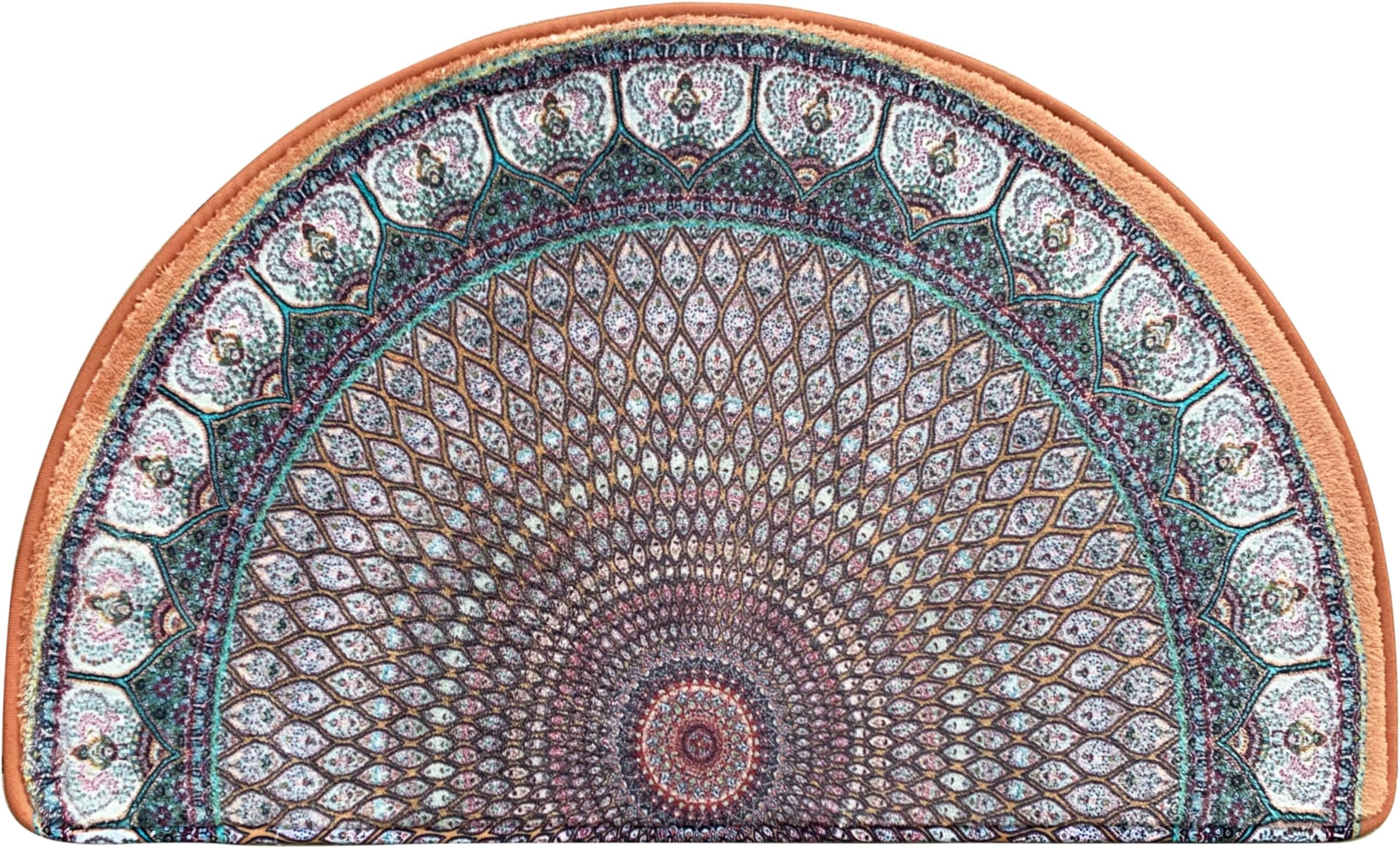 Amazon.com: XYRuiHang Soft Irregular Half Round Door Mat Indoor Entry ...