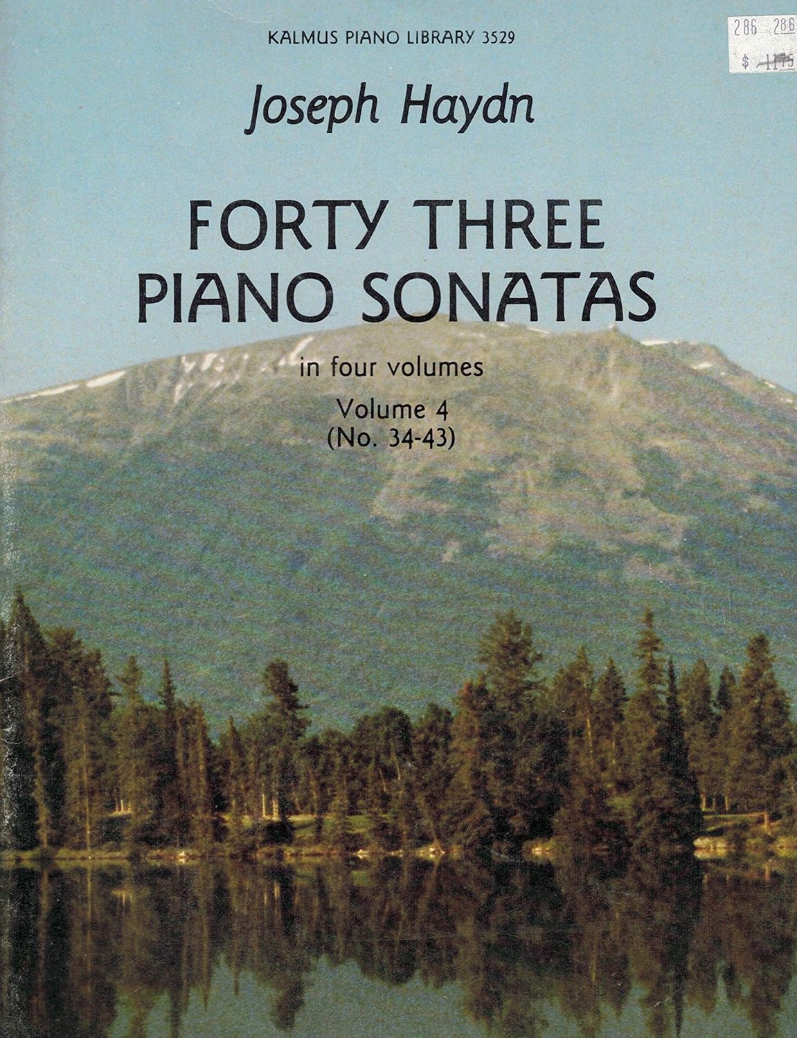Joseph Haydn - 43 Piano Sonatas - Volume 4 - (Nos 34-43) (Kalmus Piano Series): various: Amazon ...