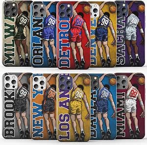 Amazon.com: Personalized Basketball Jersey Phone Case Custom Name and ...