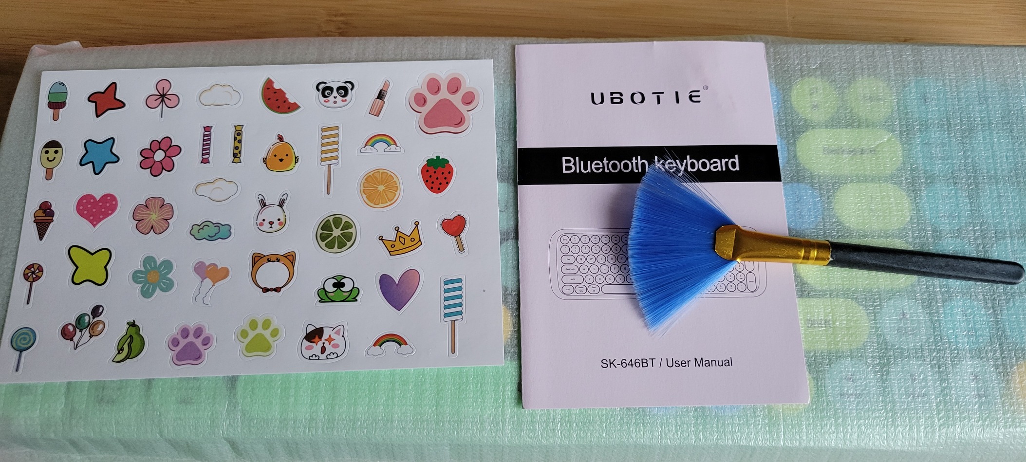 $9/mo - Finance UBOTIE Colorful Bluetooth 100Keys Keyboard, Wireless ...