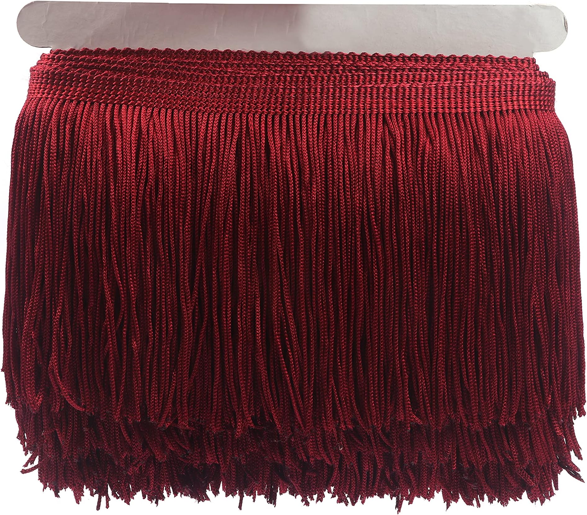 Amazon.com: Dortrue 10 Yards of 8"Dark Red Fringe Trim Tassel Sewing ...