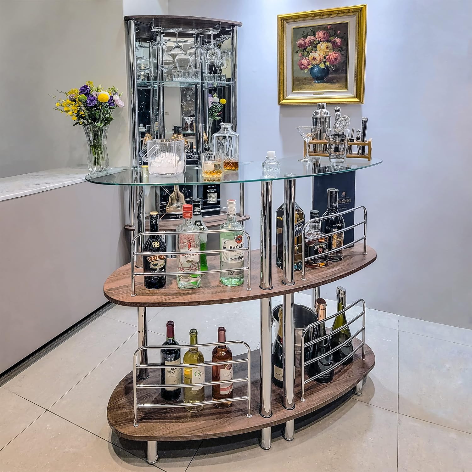 Amazon.com: Mango Steam Contemporary Modern Home Entertainment Liquor ...