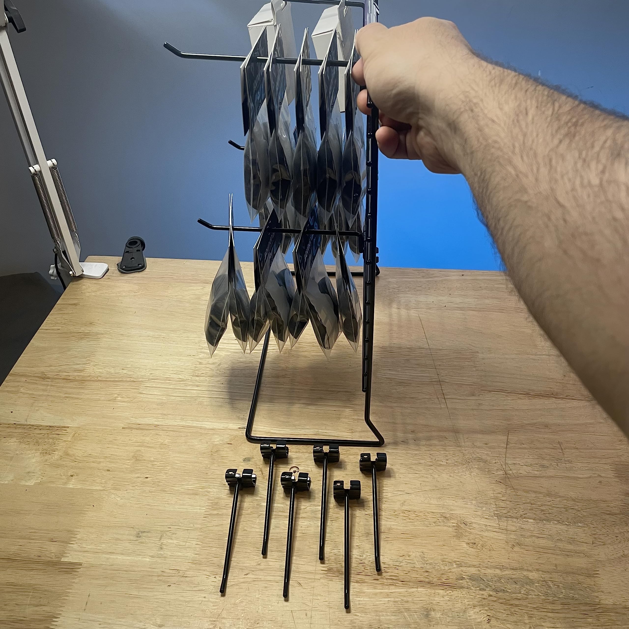 Snapklik.com : Tabletop Retail Display Stand Customizable Metal Stand ...