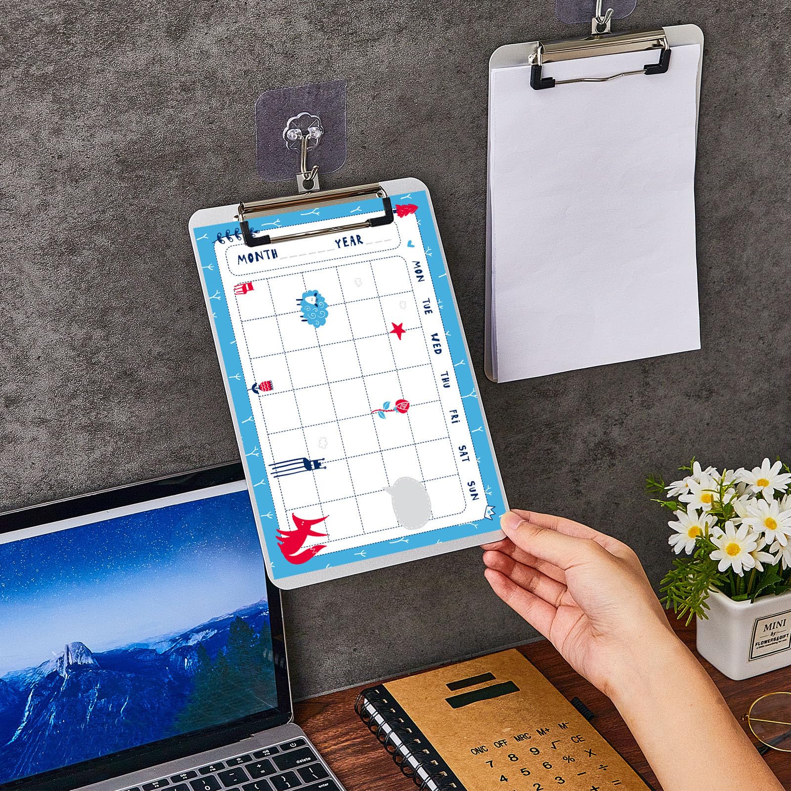 Snapklik.com : Henoyso 12 Pack A5 School Classroom Clipboard For ...