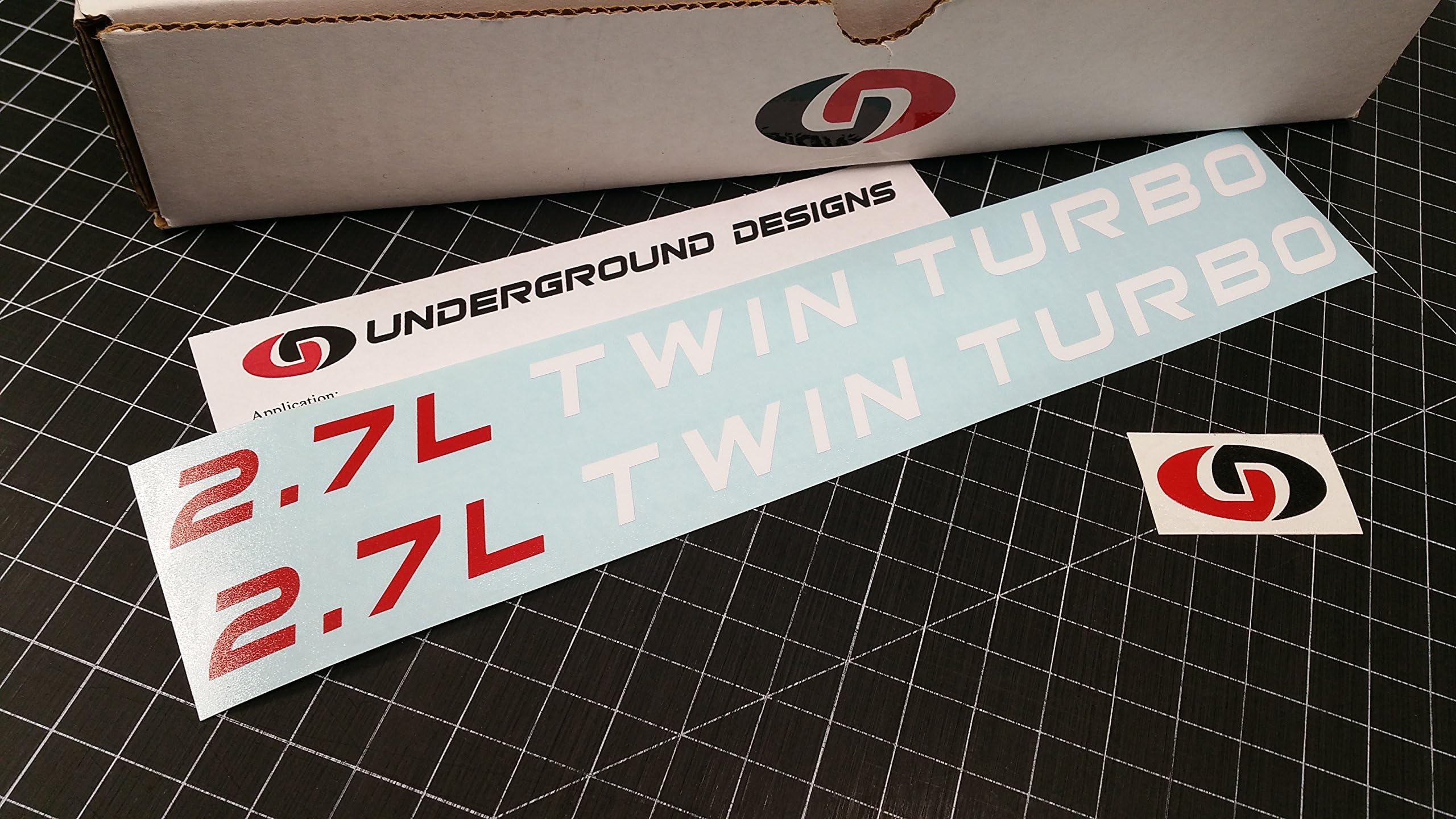 Amazon.com - 2.7L Twin Turbo Decal Ecoboost Hood Stickers Select Color ...