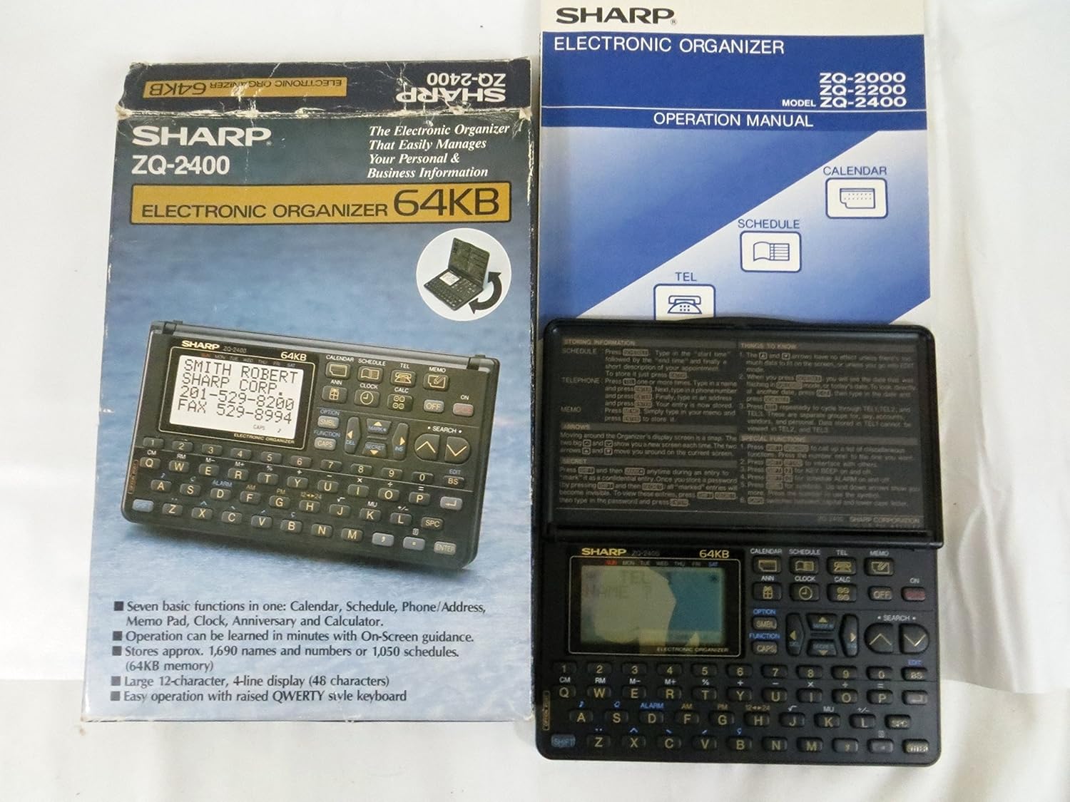 Amazon.com : Sharp Vintage Organizer ZQ-2400 : Electronics