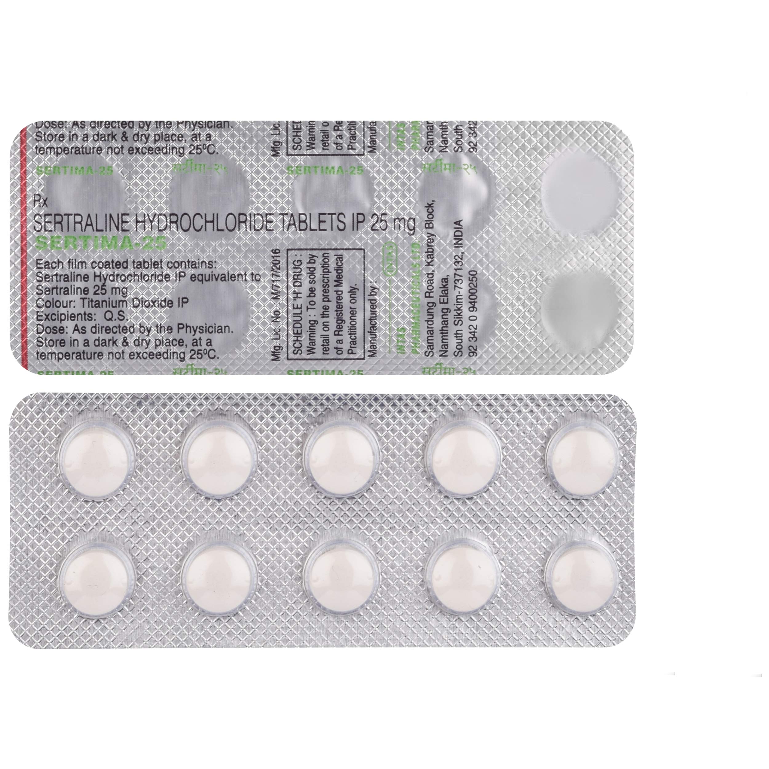 Sertraline 25 Mg