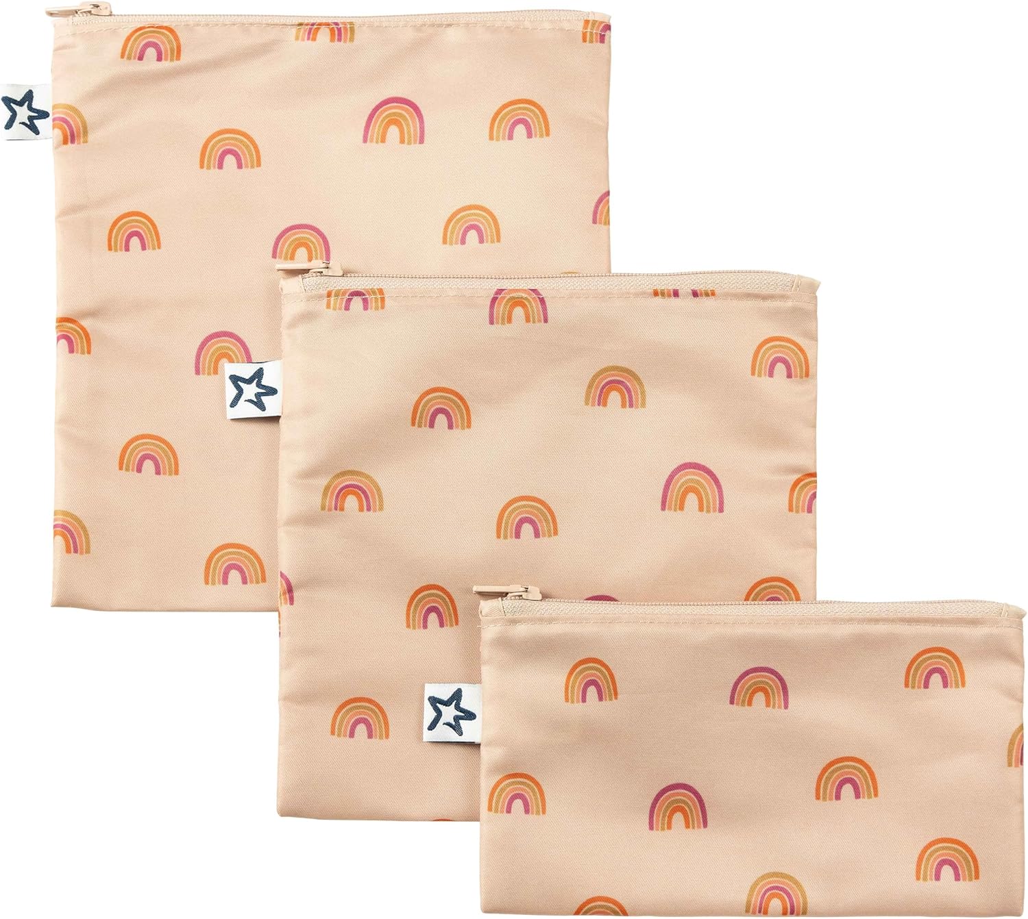 Amazon.com: Tiny Twinkle 3 Pack Reusable Snack Bags - Machine Washable ...