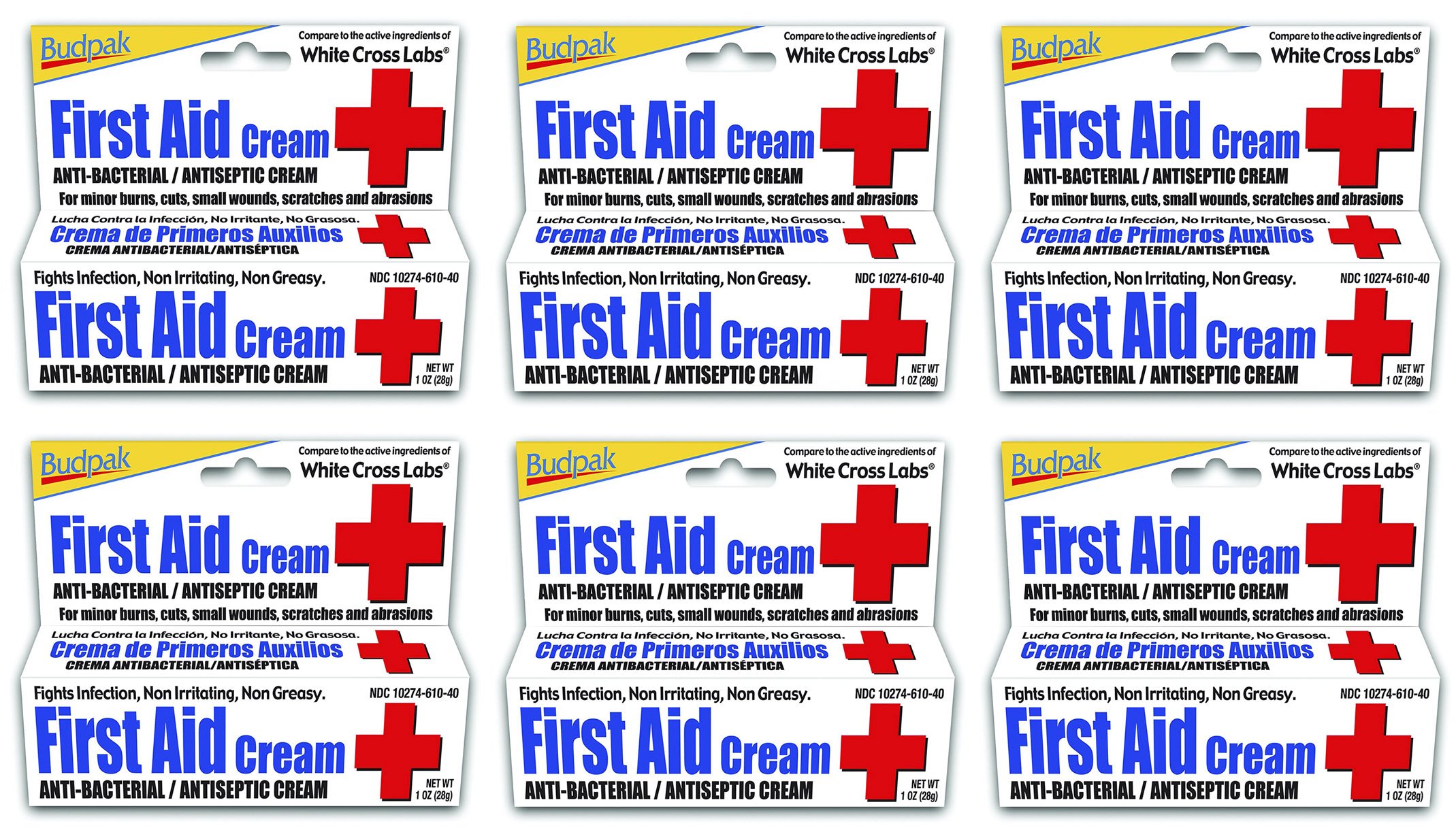 Buy Set of 6 Budpak Medicated Ointment - Antibacterial/Antiseptic First ...