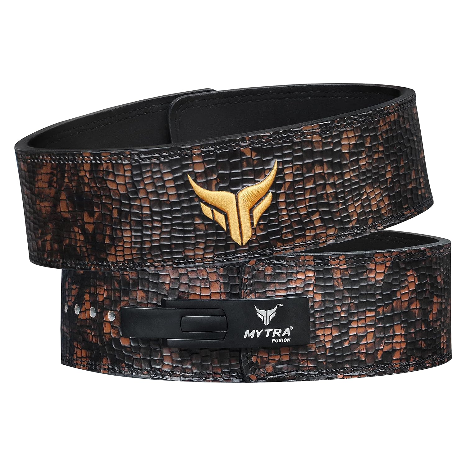 Buy Mytra Fusion Weight Lifting Belt Real Leather Lifting Belt With ...
