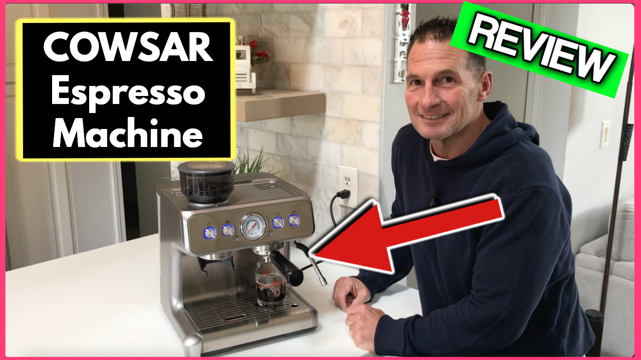Watch COWSAR Espresso Machine on Amazon Live