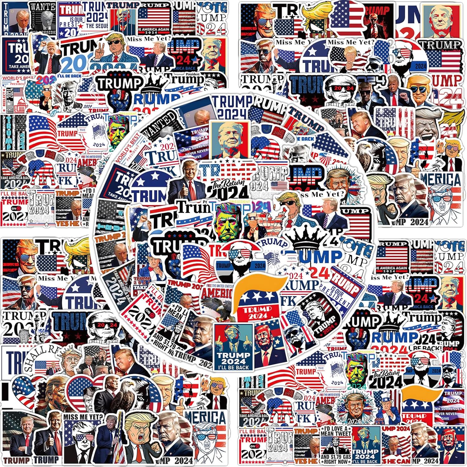 Amazon.com: Mojmcs 2024 Trump Sticker Donald Trump Stickers Decals