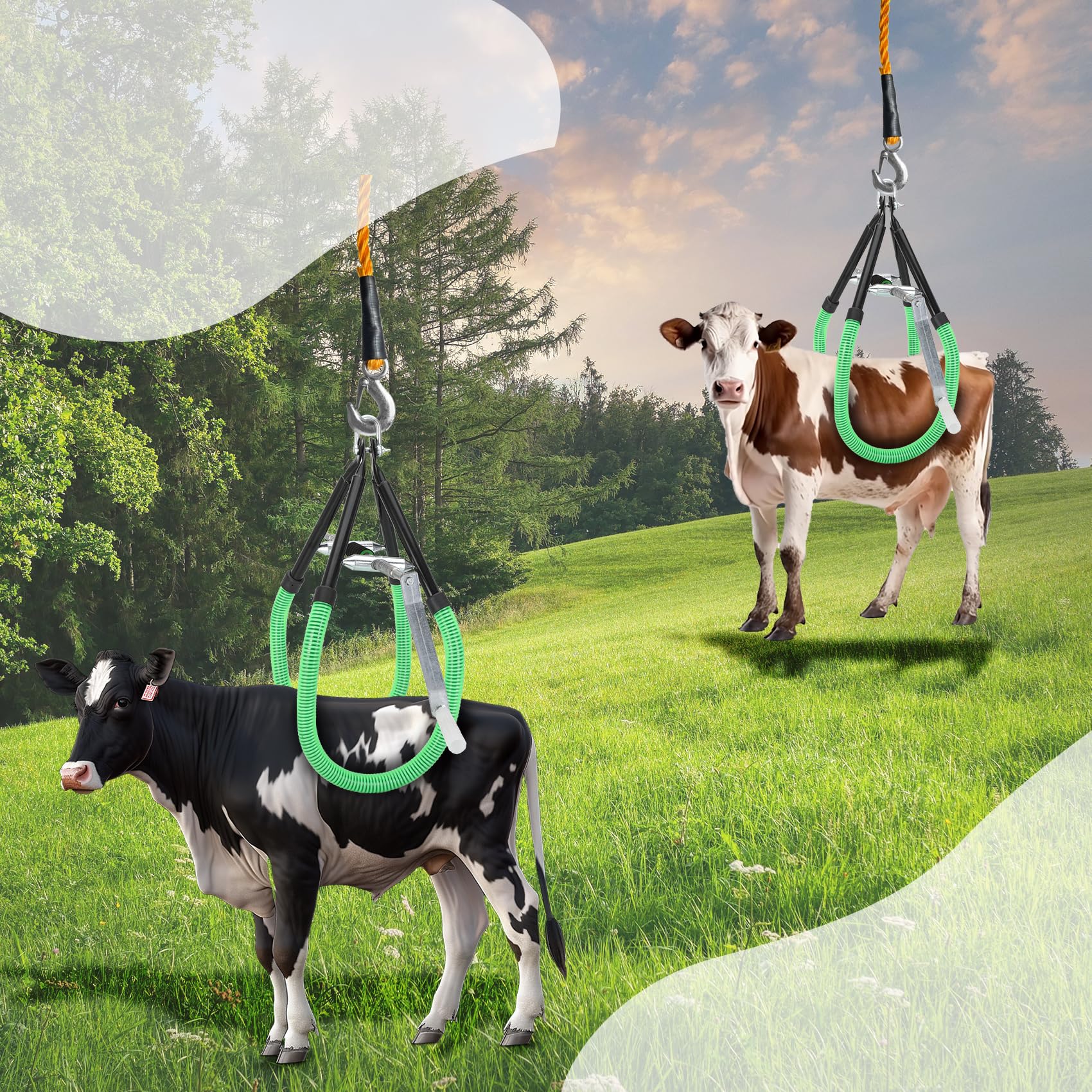 Snapklik.com : Cow Hip Lift, 2204LB Cattle Hip Lift, Steel Stand Up ...