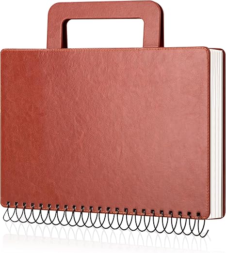 Amazon.com: Large Sketchbook for Drawing 9"X 12" Portable Travel Spiral ...