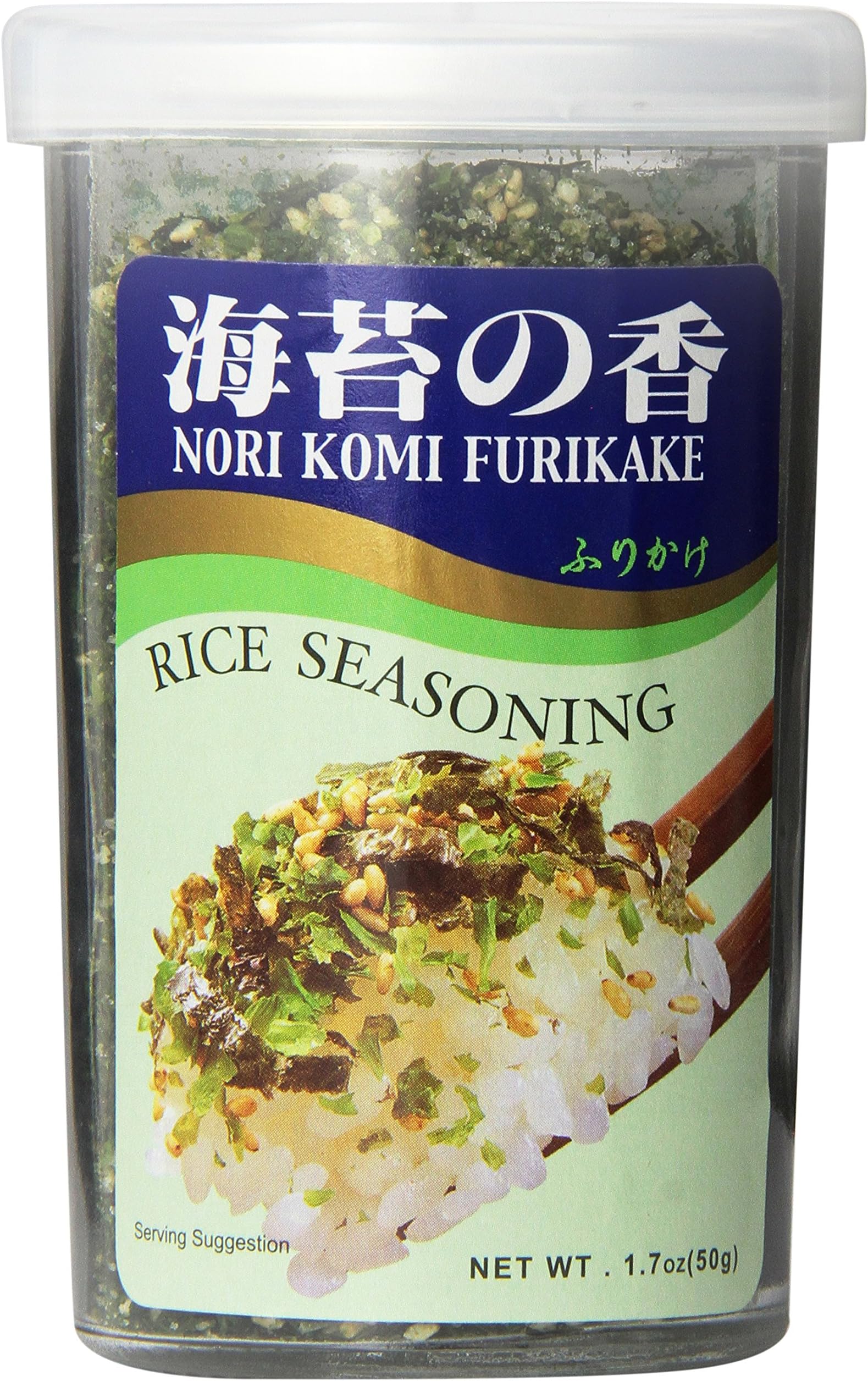 Amazon.com: Nori Komi Furikake Rice Seasoning, 1.7 Oz : Grocery ...