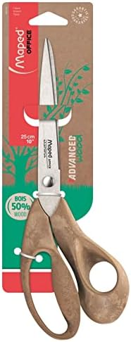 Maped - Advanced Wood Scissors - Asymmetric and Pointed Tip Scissors ...