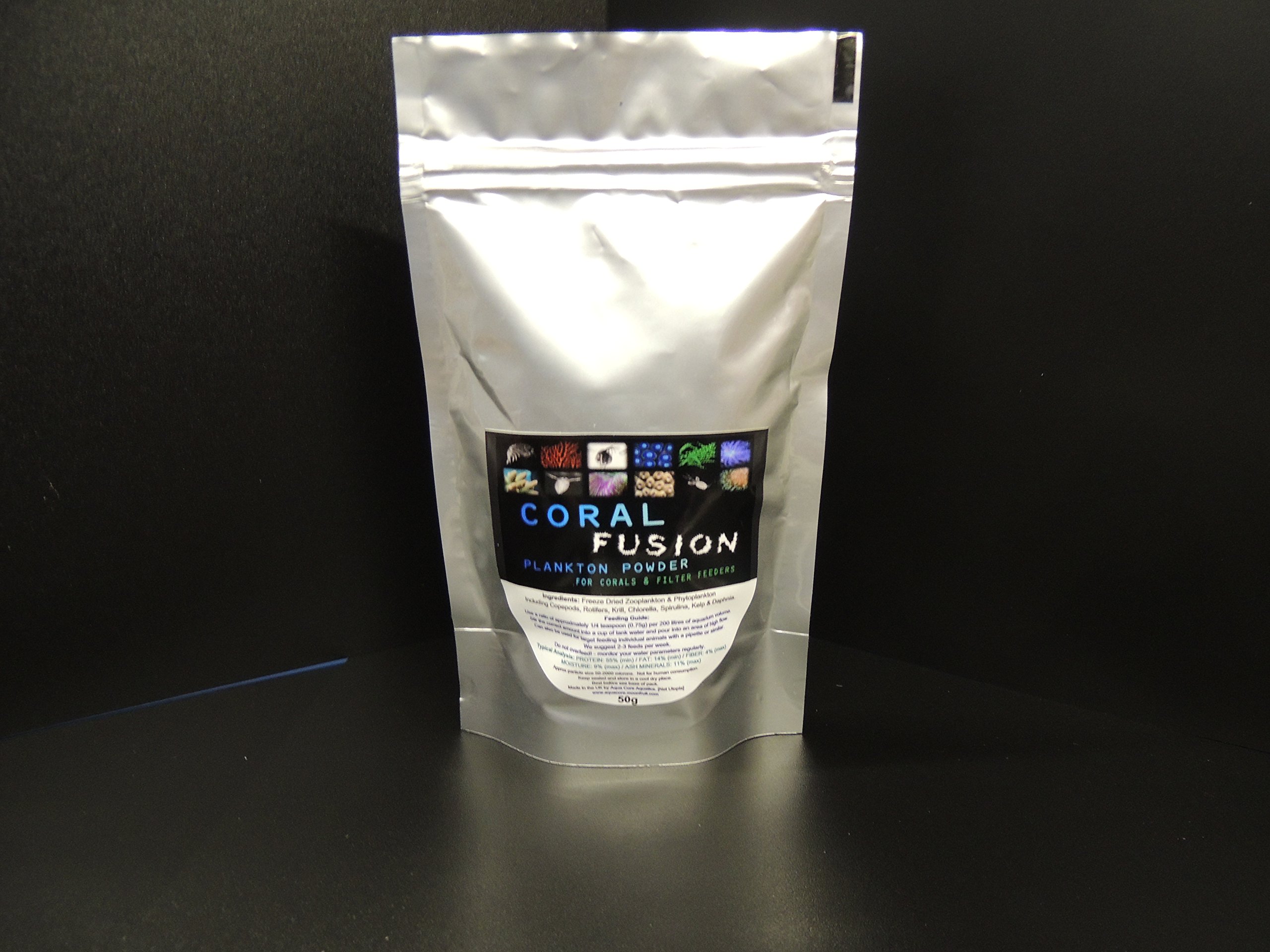 Coral Fusion - Plankton Powder For Filter Feeders - Reef Aquarium Food ...