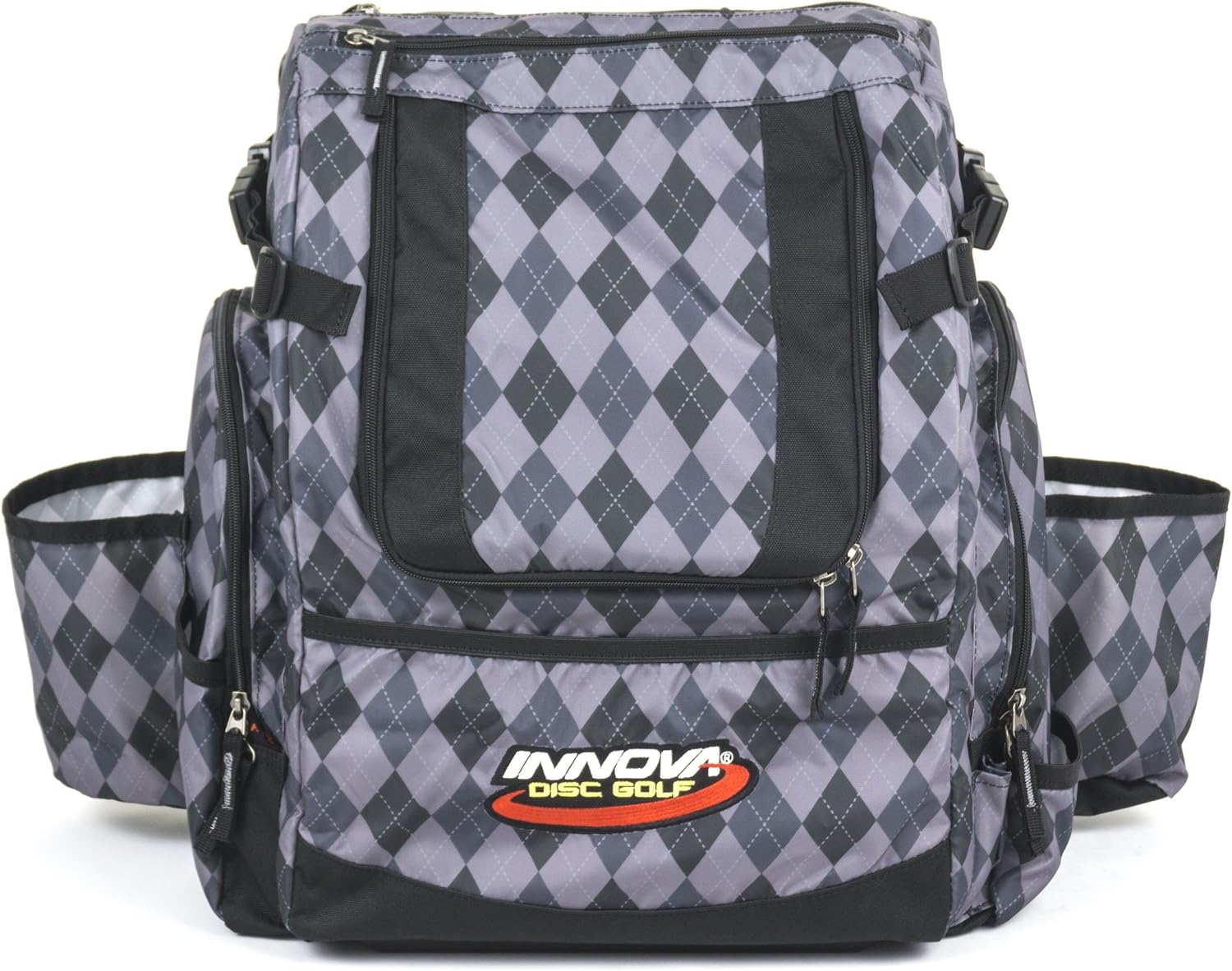 Amazon.com : Innova HeroPack Disc Golf Backpack Bag (Black Argyle ...