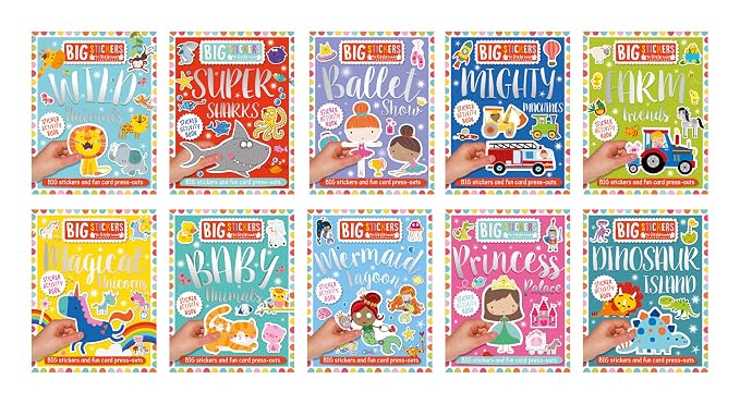 Big Stickers for Little Hands Assortment x 10: Amazon.co.uk: Make ...