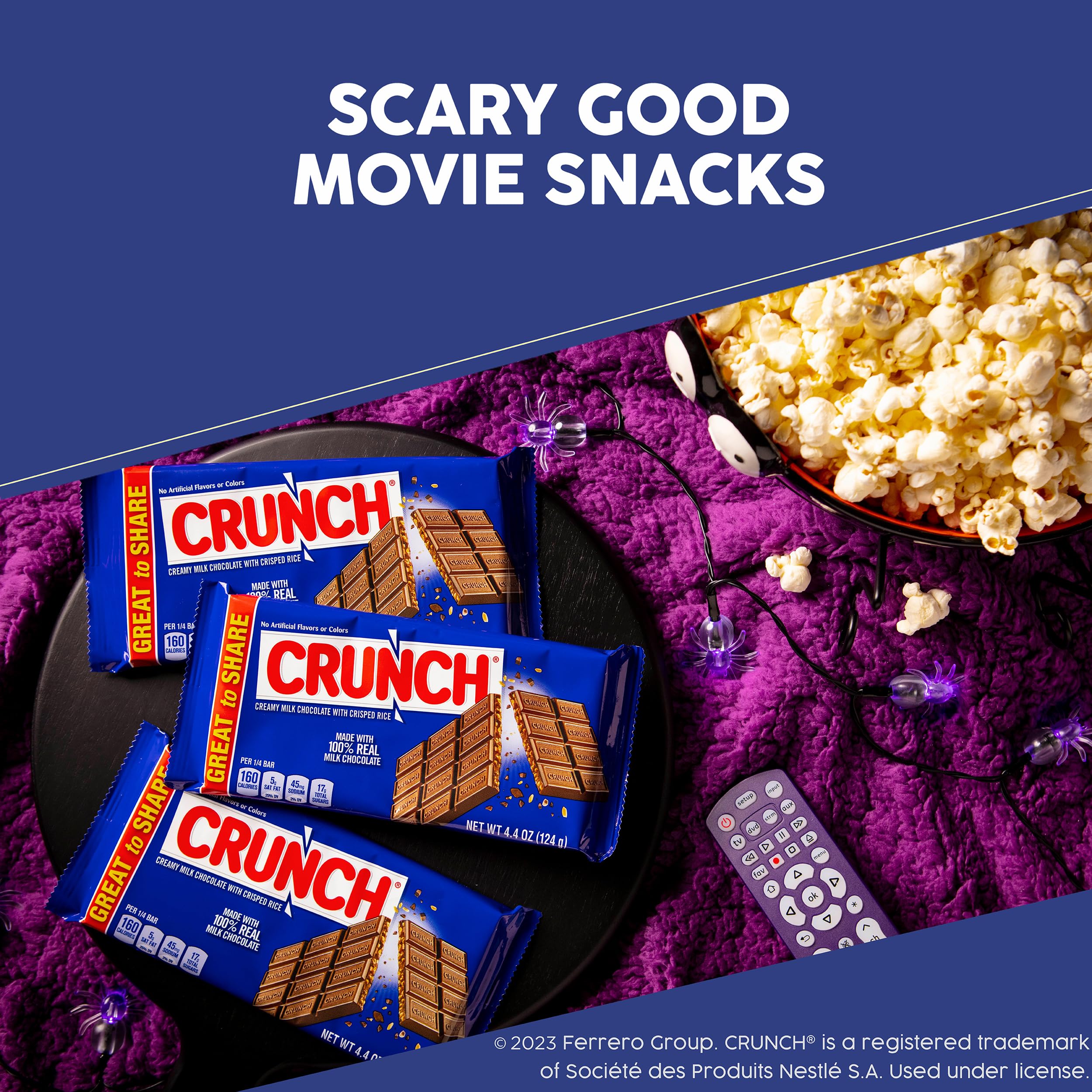 Snapklik.com : CRUNCH, Bulk 18 Pack, Milk Chocolate And Crisped Rice ...