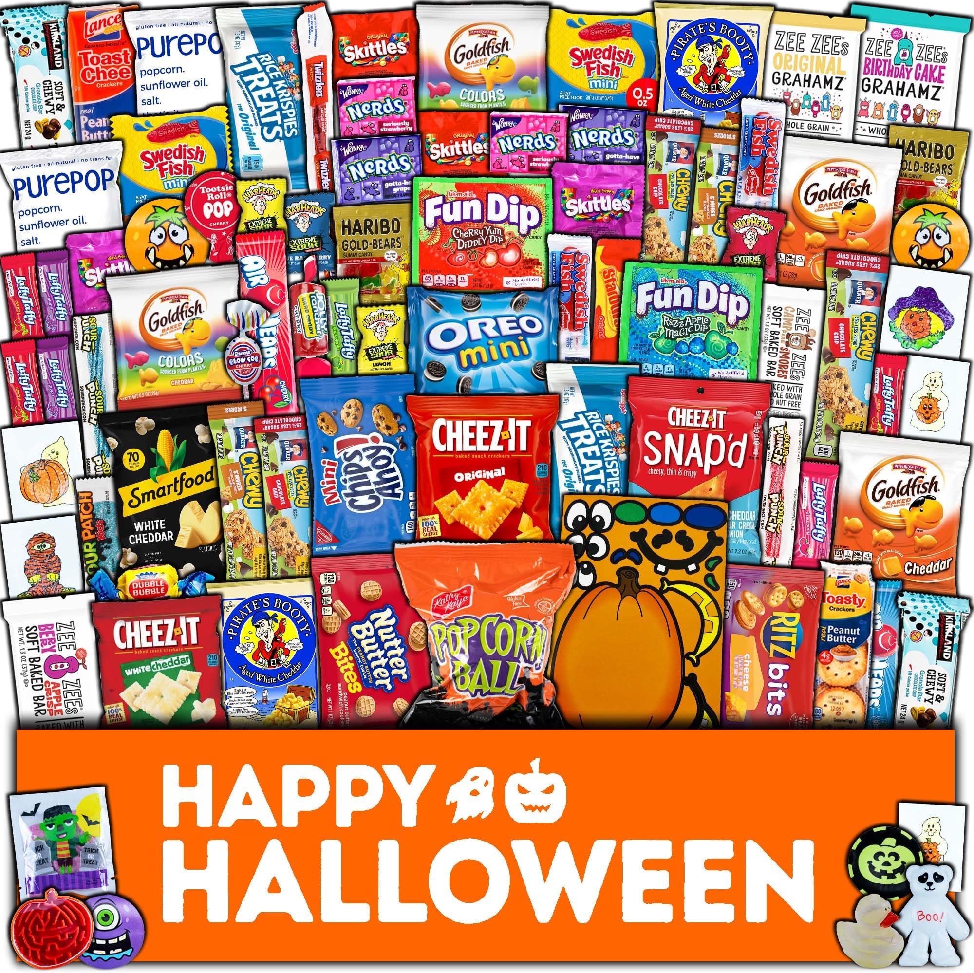Amazon.com : Office Snacks and School Snacks Variety Pack (150 Count ...