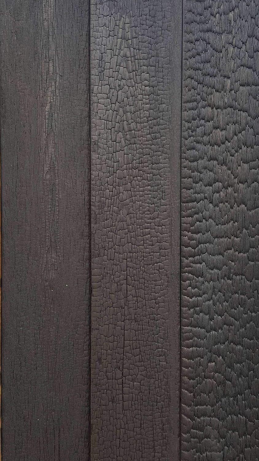 Burnt Charred Wood cladding Siberian Larch for The Character Rustic ...