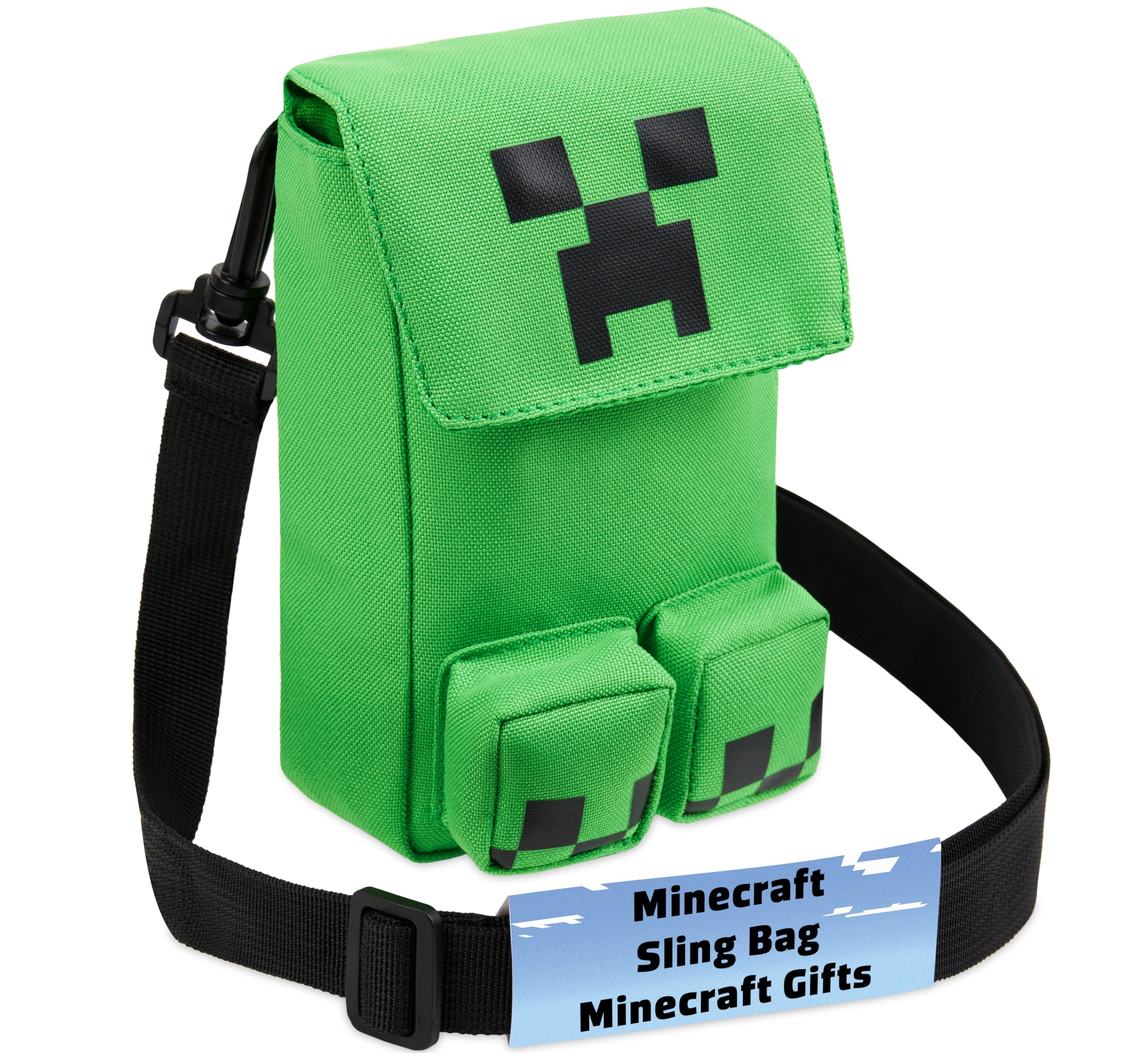 Amazon.com: Minecraft Shoulder Bag for Mobile Phone, Creeper Crossbody ...