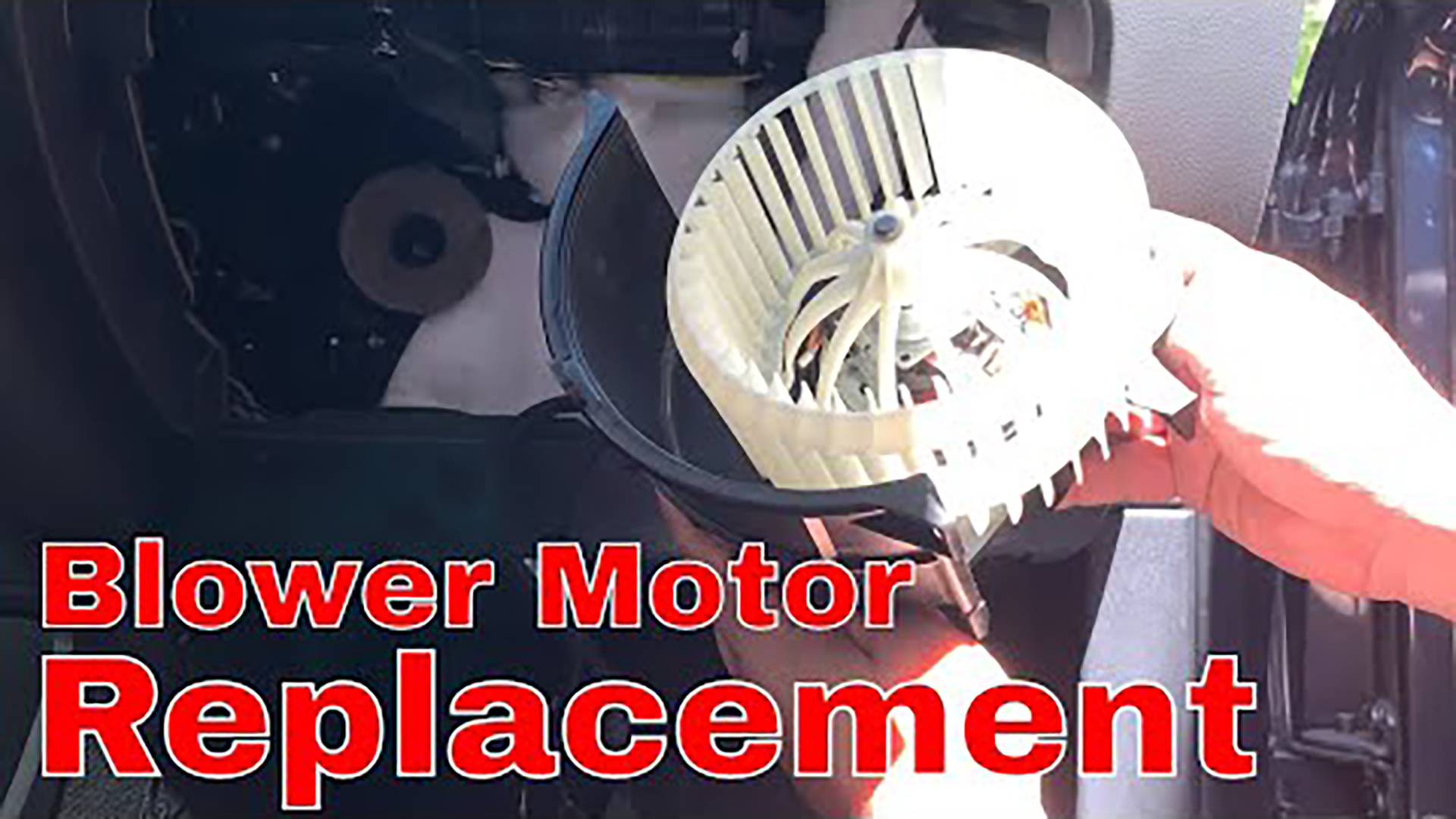 Watch How to Replace Blower Motor Fan EASY on Amazon Live