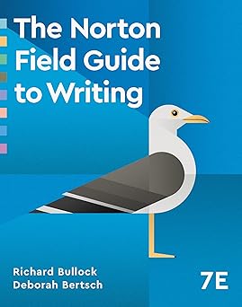 Amazon.com: The Norton Field Guide to Writing: 9781324087335: Bullock ...