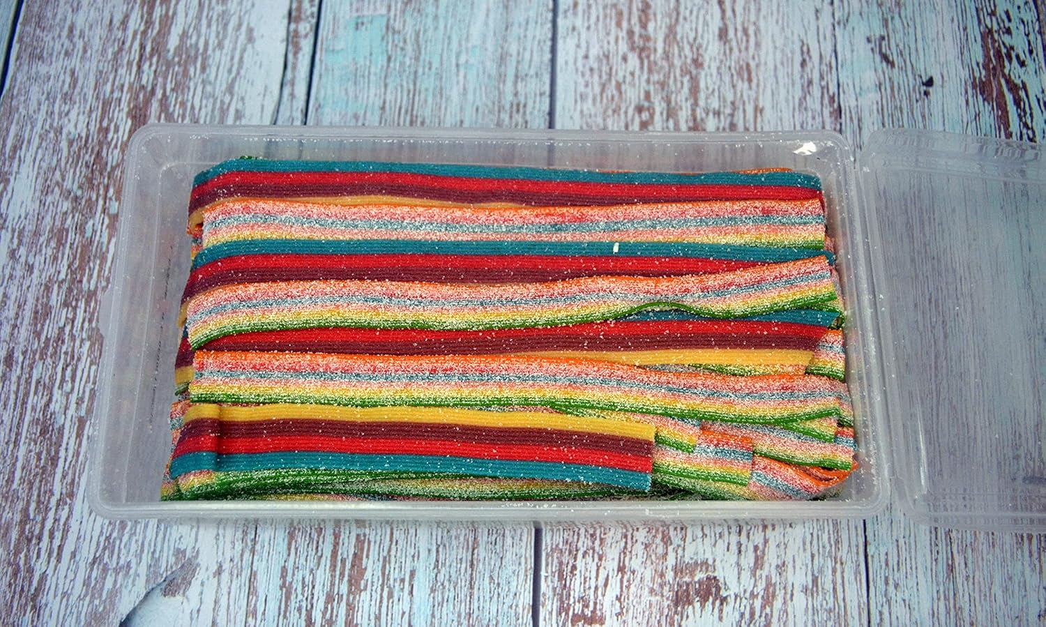 Rainbow Multi Fruit Belts [100 Grams] Jelly Gummy Candies Jujube Candy ...