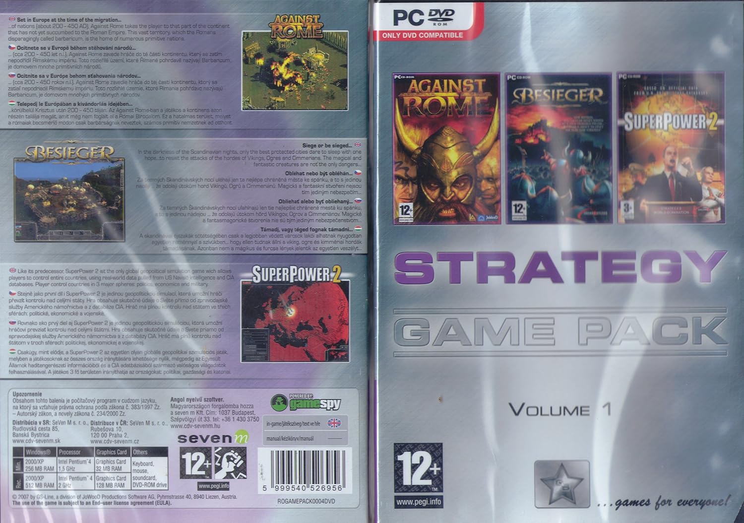 Amazon.com: Strategy Game Pack, Vol. 1 (Against Rome / Besieger ...