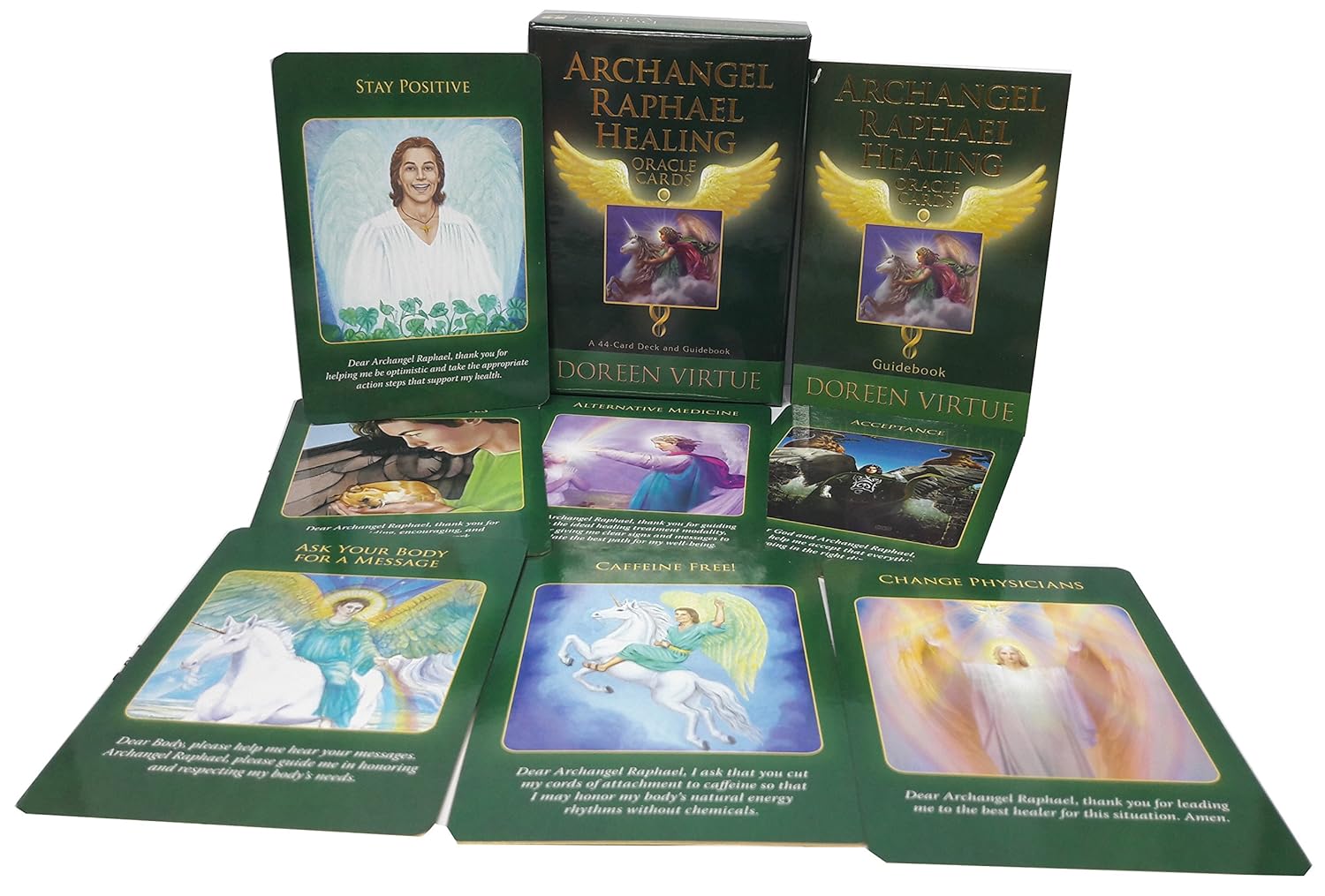 Archangel raphael healing oracle cards a 44-card deck and guidebook ...