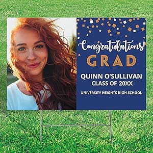 Amazon.com: Fun Express Custom Photo Graduation Congratulations Grad ...