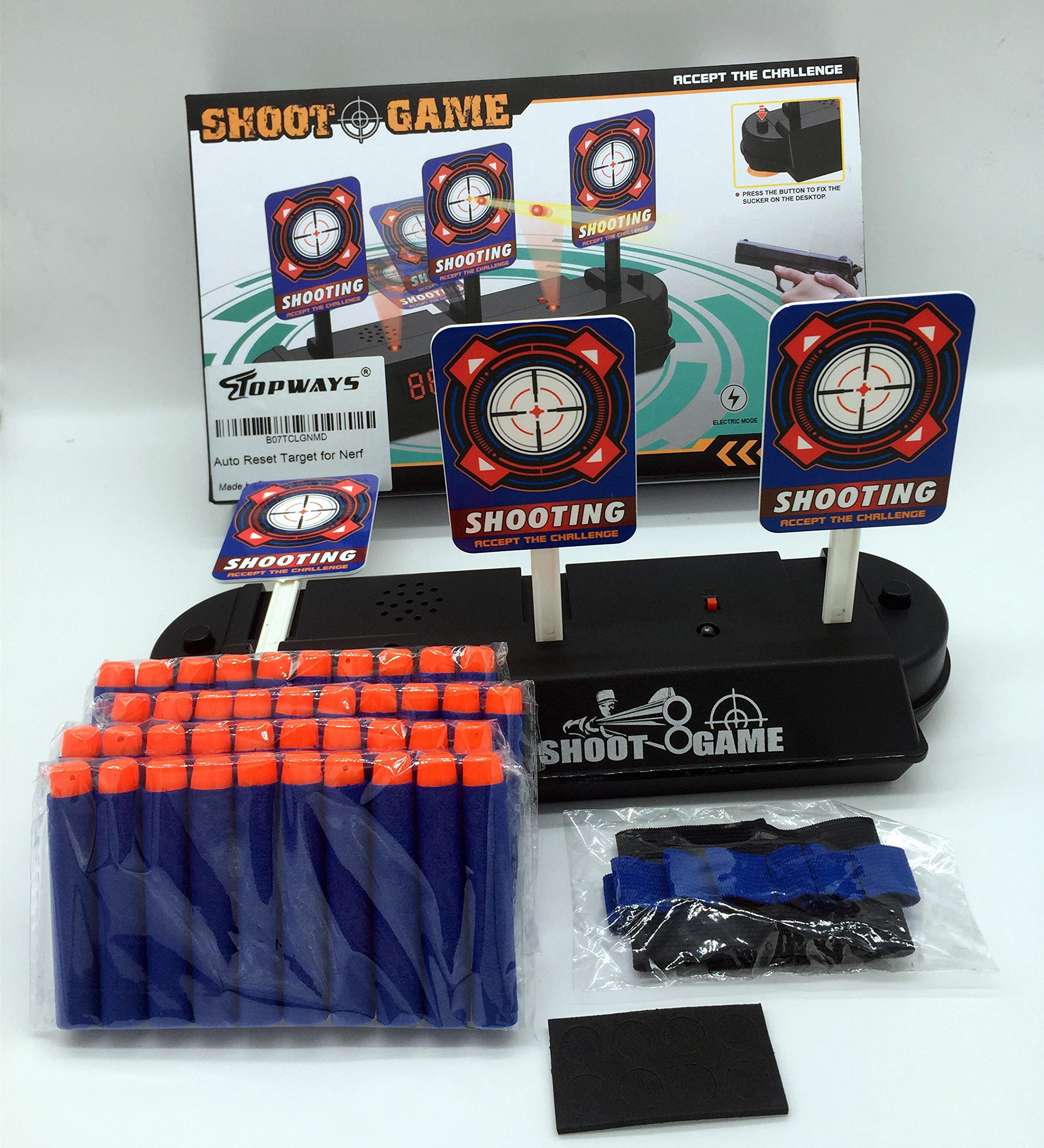 Buy Topways® Auto Reset Target for Nerf, Electronic Digital Scoring ...